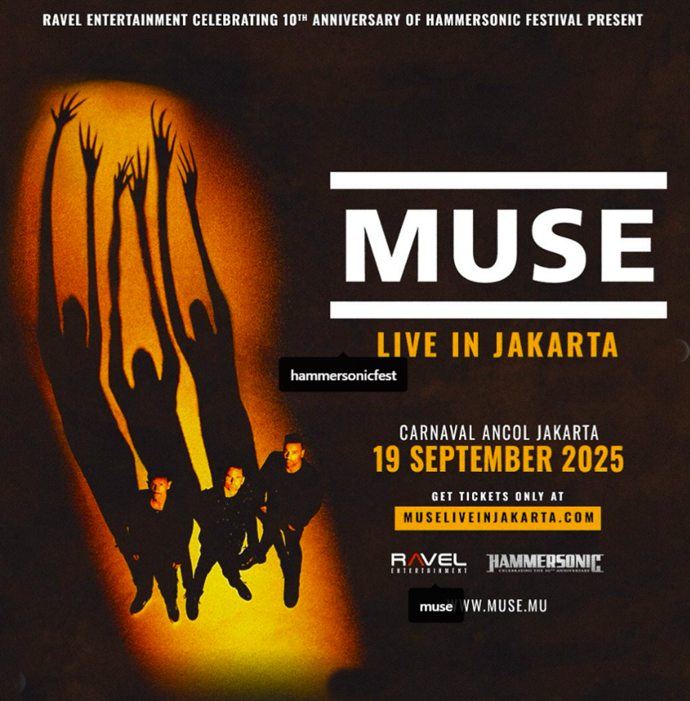 Ravel Entertainment hadirkan MUSE di Jakarta, 19 September